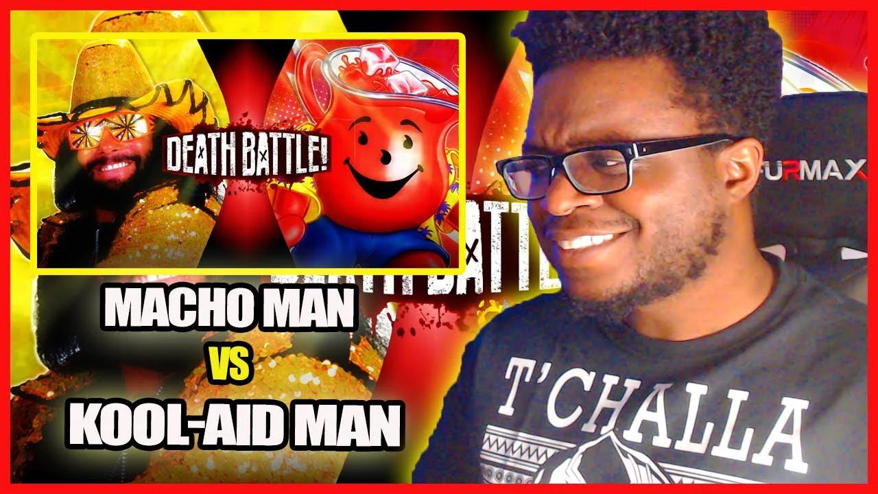 Death Battle ! Macho Man VS Kool-Aid Man Reaction ! @DEATH BATTLE!