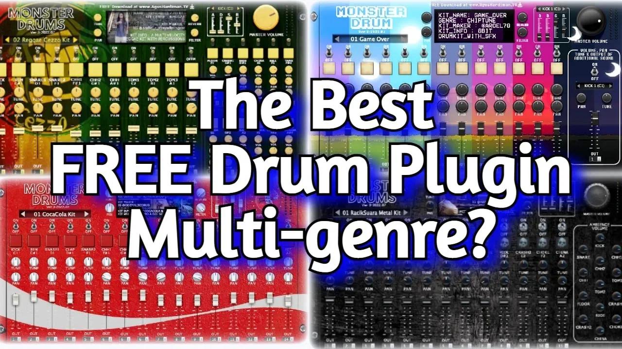 Best FREE DRUM VST Plugin in 2022? - Monster Drums V 3.0 (Multi kit ...