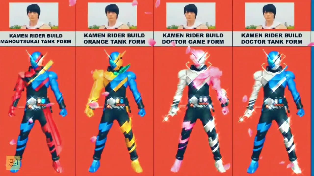 ALL FORM || ALL HENSHIN || KAMEN RIDER BUILD || KAMEN RIDER || BUILD ...