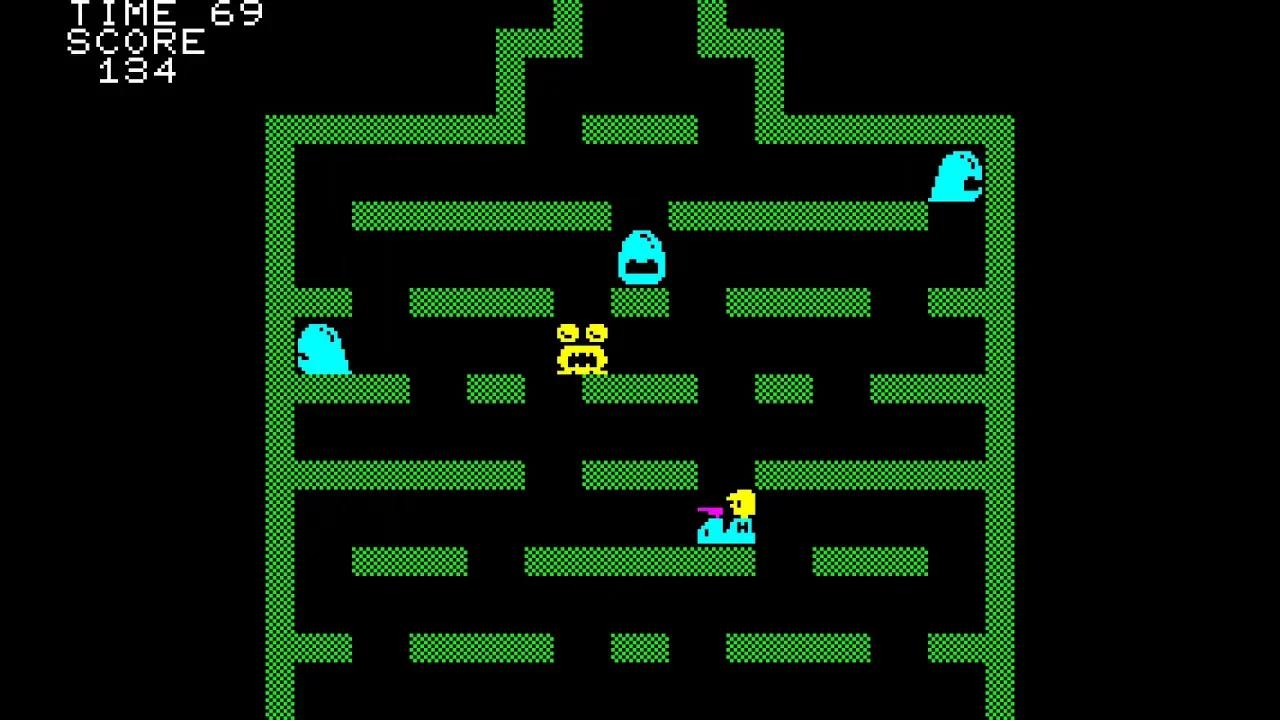 Sharp MZ-800 Game: Crazy Climber (198x) MZ-700 mode