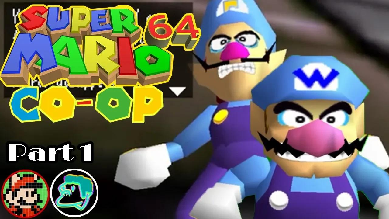 Super Mario 64 PC Port - Online Co-Op Playthrough Part 1