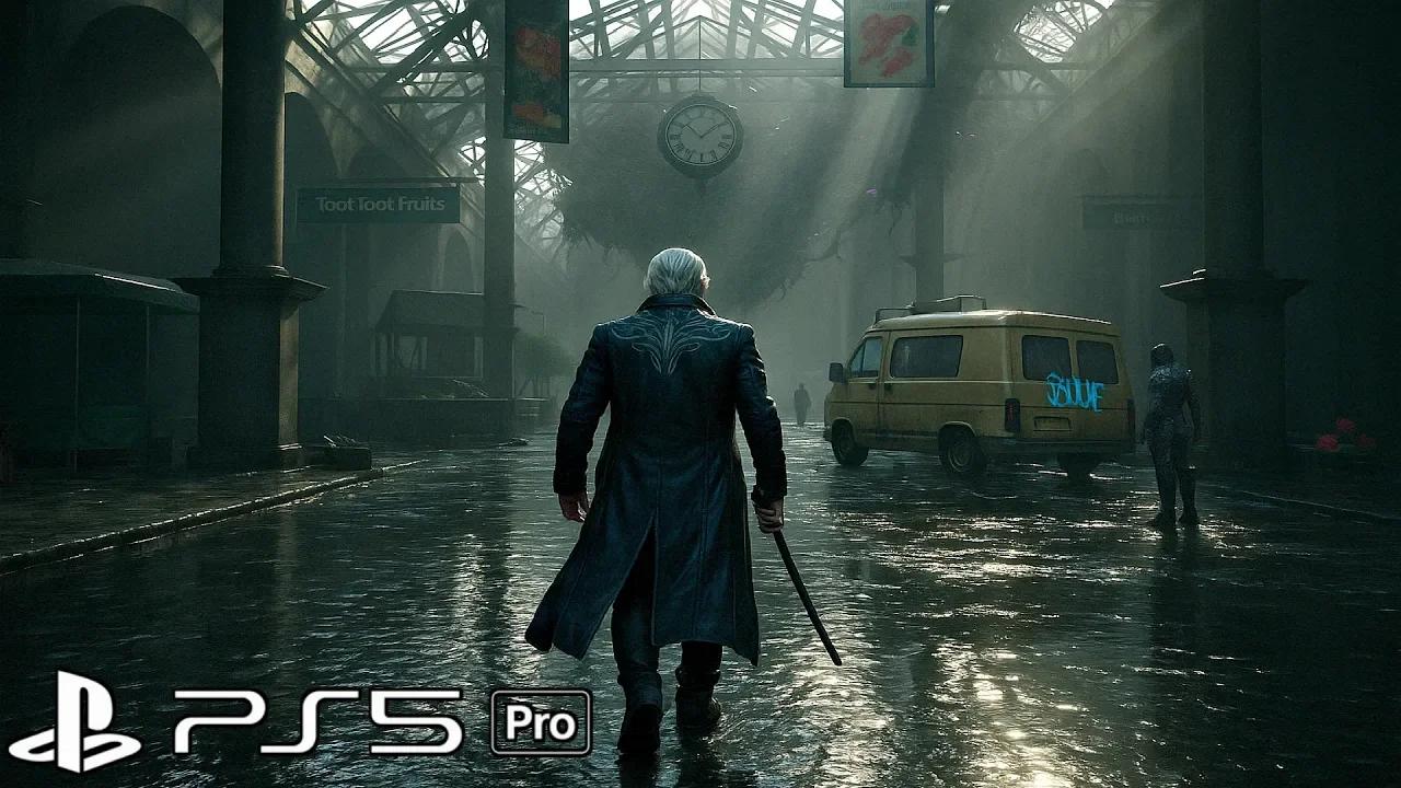 VERGIL Gameplay (PS5 Pro) Devil May Cry 4K 60FPS