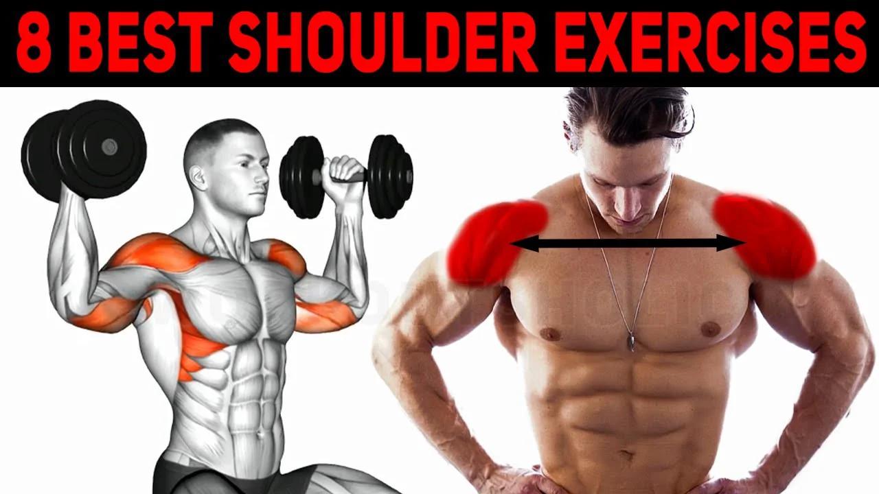 8 Best Shoulder Exercises For Bigger Shoulders Gym Workout Motivation