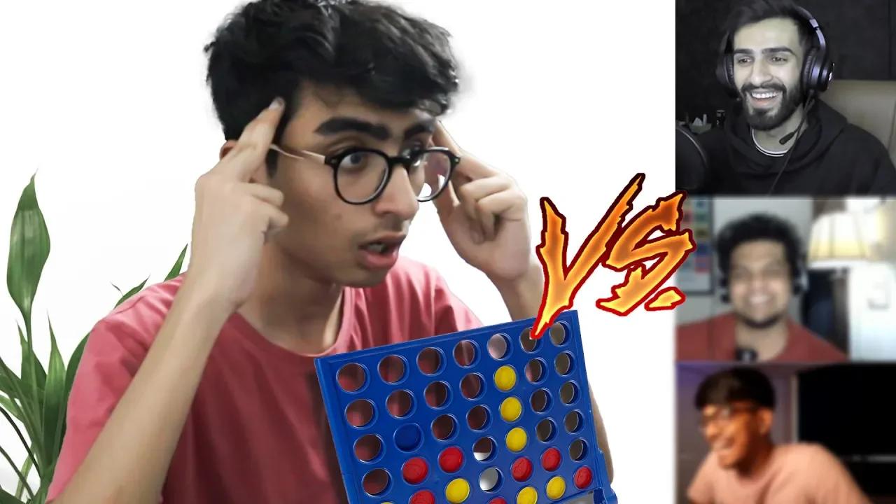 1v1ing Every YouTuber at Connect 4 (PART 1)