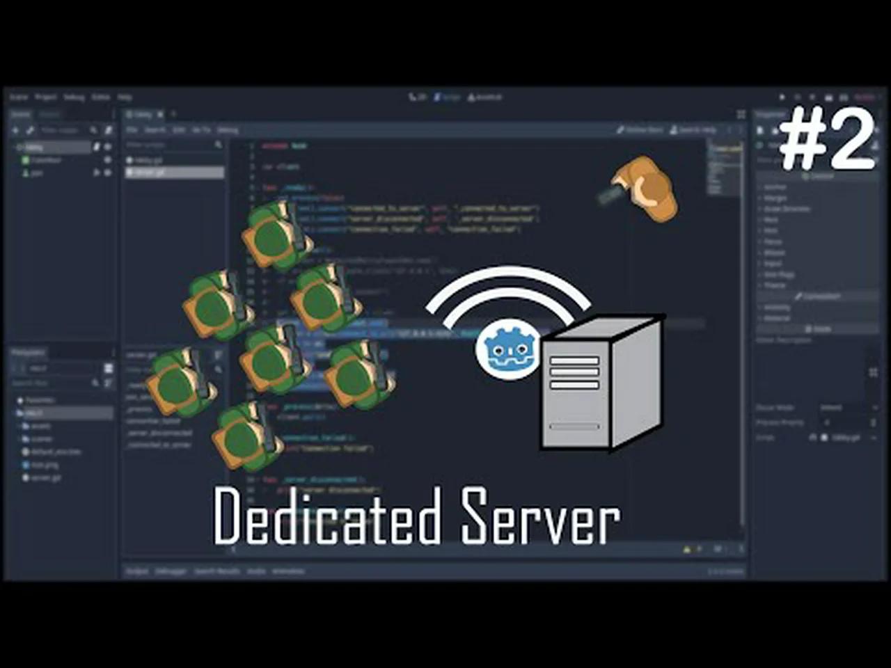 Godot dedicated multiplayer server | Getting players ready | Part 2