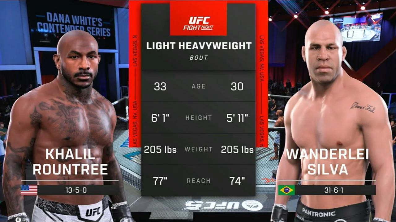 Khalil Rountree vs Wanderlei Silva (PRIDE) | UFC 5 | BossG Gaming