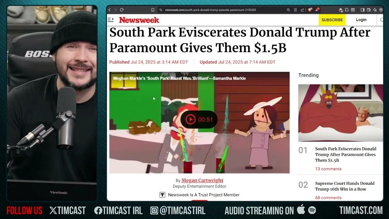 South Park Runs CRINGE Trump Episode After Creators Get $1.5 BILLION ...
