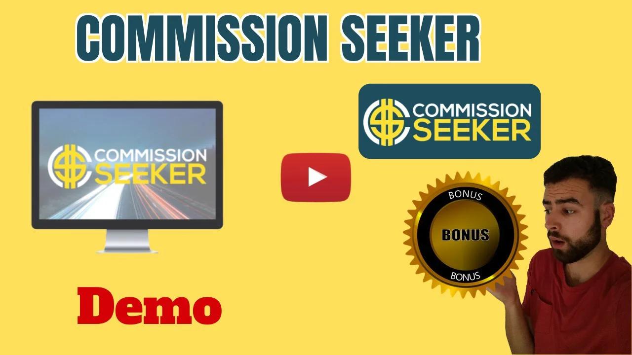 Commission Seeker Demo 🔥LEARN HOW TO MAKE $186.83 IN A DAY🔥