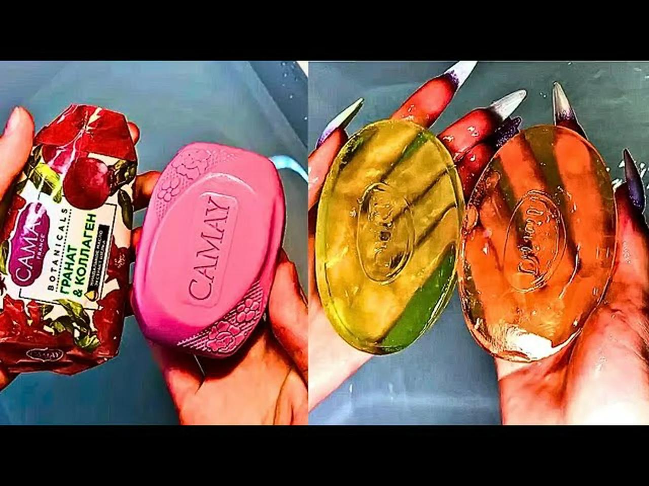 SOAKED SOAP 💥 COMPILATION SET 💥 MUSHY SOAP 💥 SUPER SATISFYING ASMR VIDEO 🤩💝