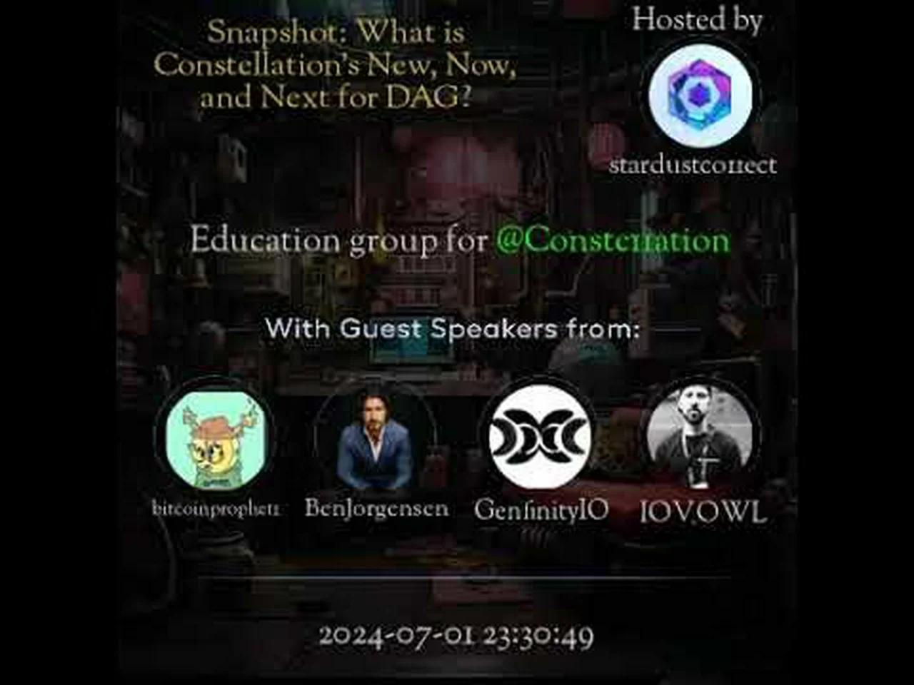 Snapshot: What is Constellation's New, Now, and Next for DAG?