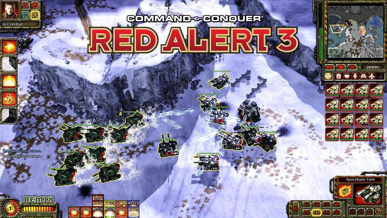 Command & Conquer Red Alert 3 Remix MOD Soviet Apocalypse Tank & Steel ...