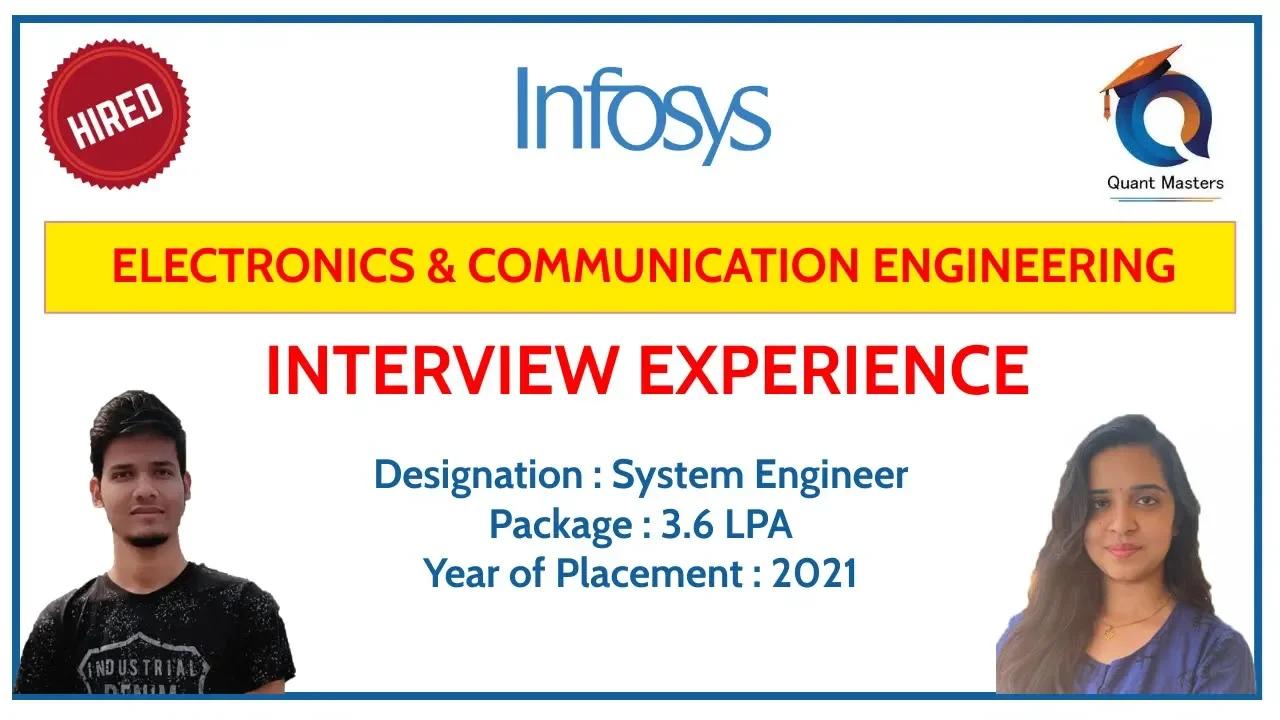 Infosys Interview Experience - 2022 | Designation: System Engineer