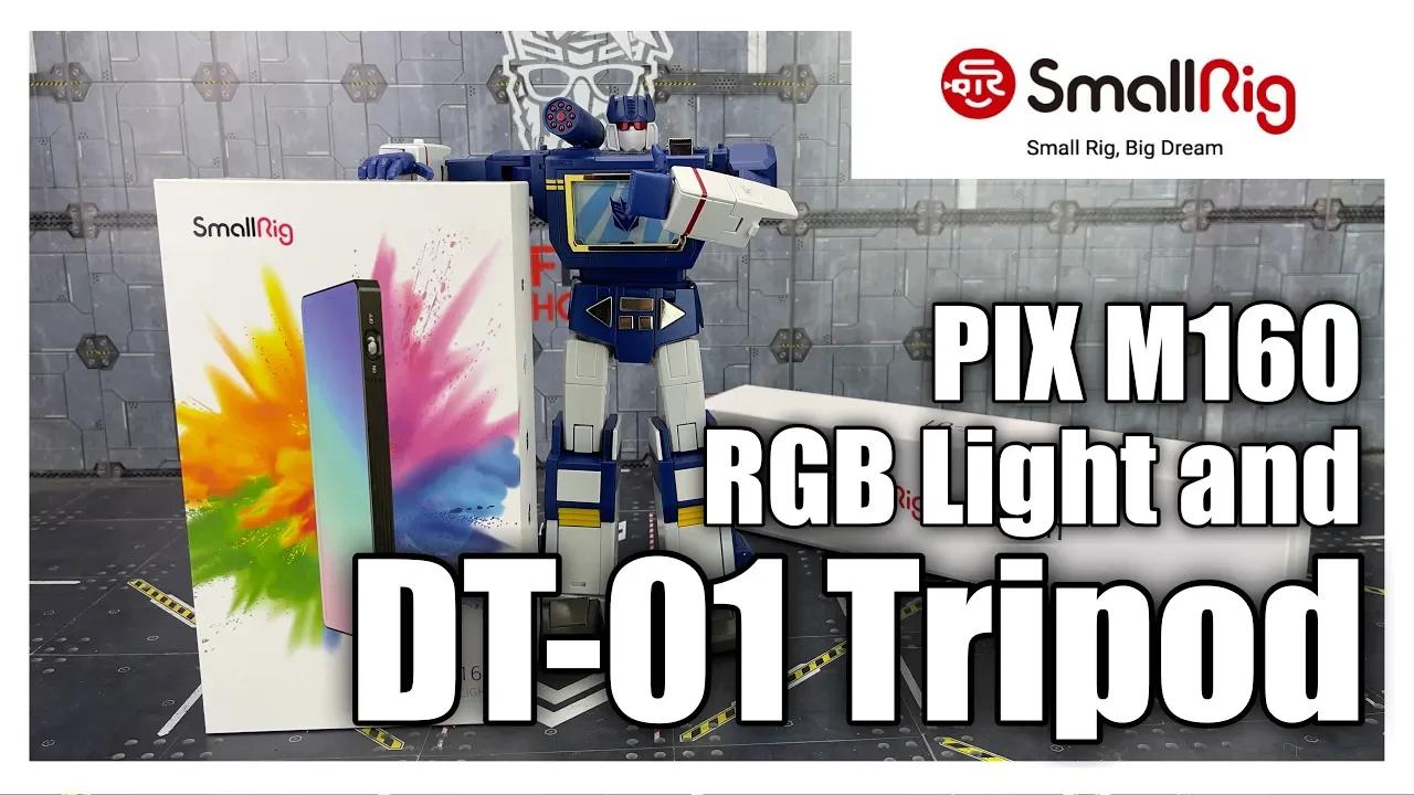 SmallRig Pix M160 RGB LED Light and DT-01 Tripod Review