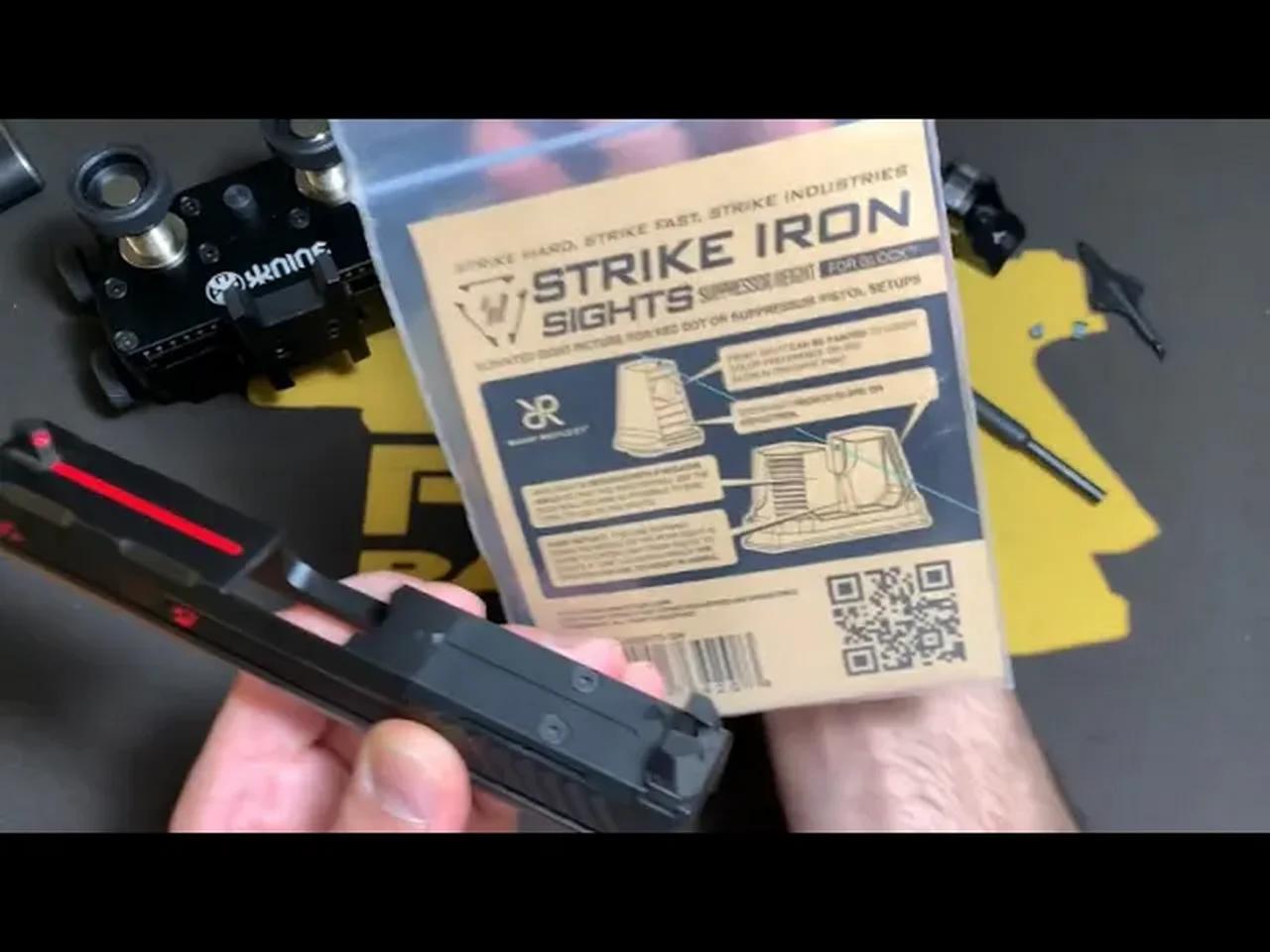 Strike Iron Sights For Glock - Suppressor Height - Install and Review