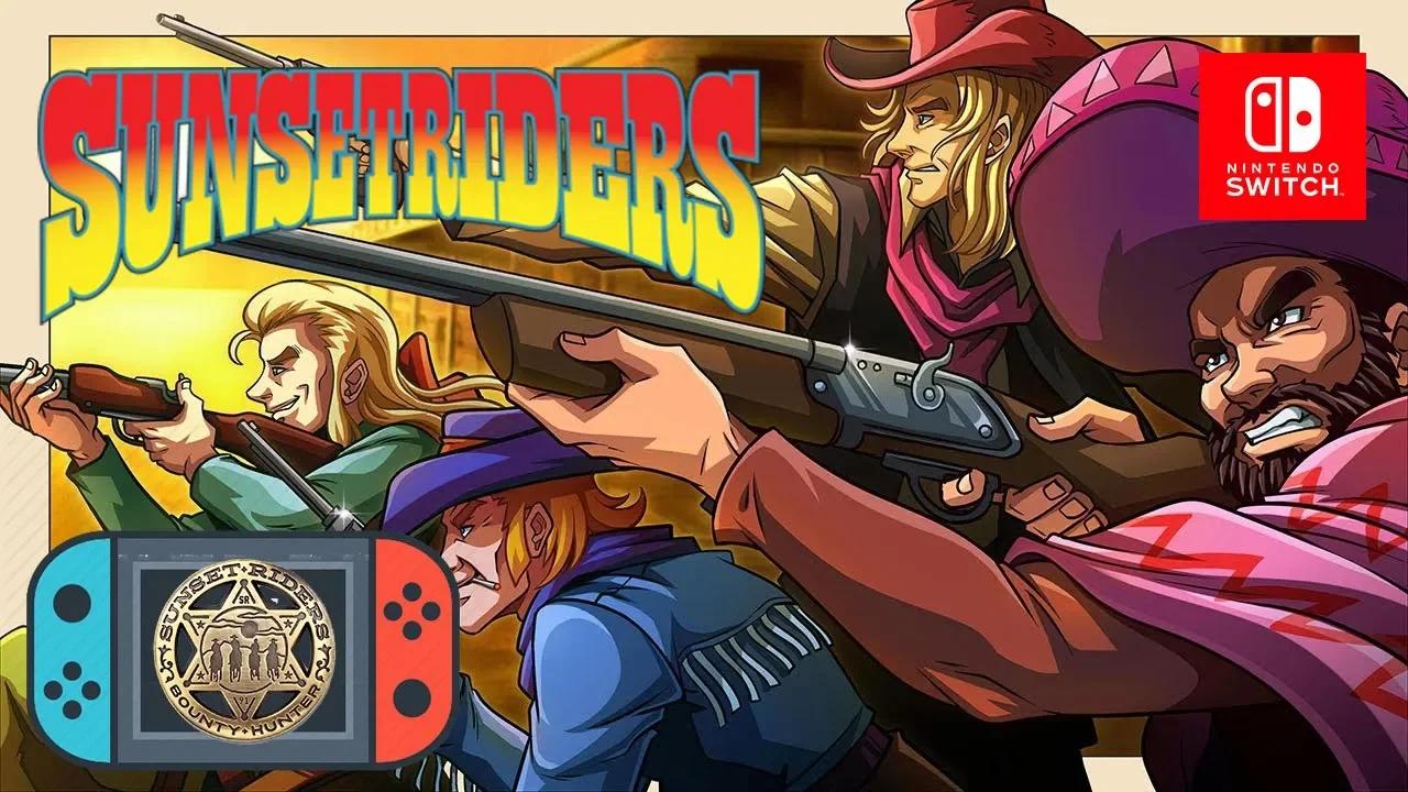 Sunset Riders Grande Classico Arcade No Nintendo switch Em HD