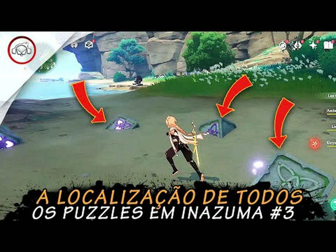 Genshin Impact, A Localização de todos os PUZZLES em INAZUMA #3 | Super ...