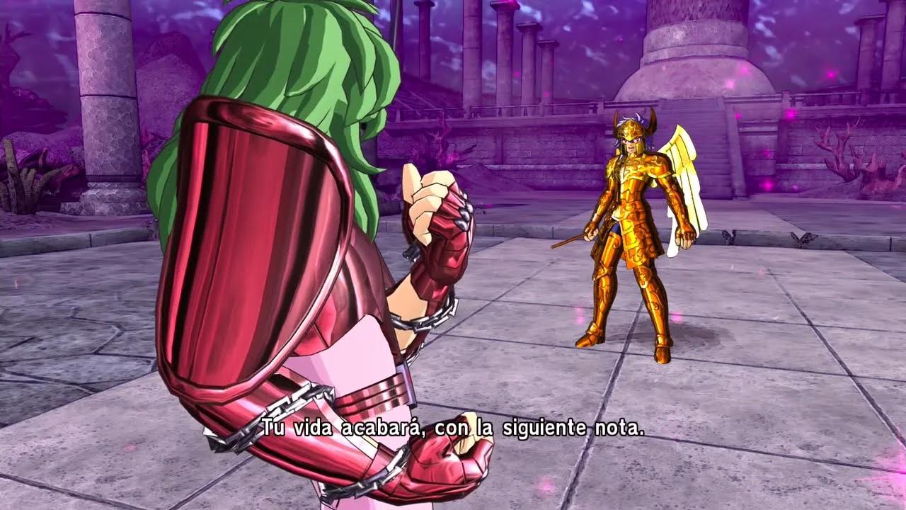 CABALLEROS DEL ZODIACO CONTRA POSEIDÓN PARTE 9 - SHUN vs SORRENTO - PILAR DEL ATLÁNTICO SUR