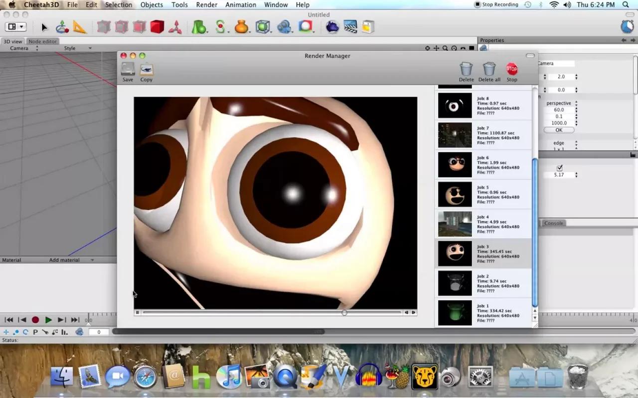 Cheetah3D tutorial 1: Modeling a basic face