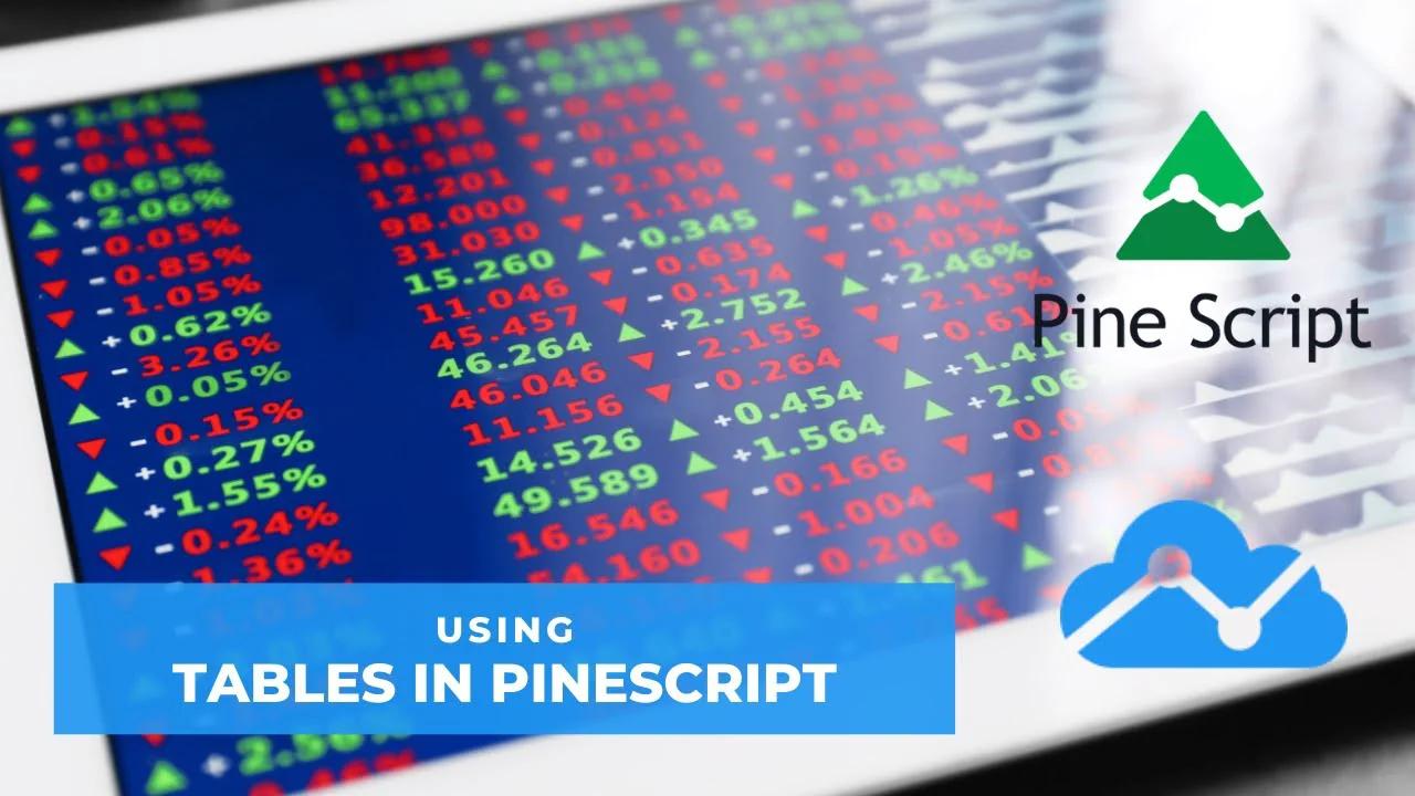 New TradingView Feature: Pine Script Tables