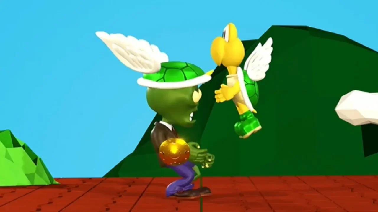 Plants vs Zombies & Super Mario Animation 3D - Episode 12 Second Battle ...