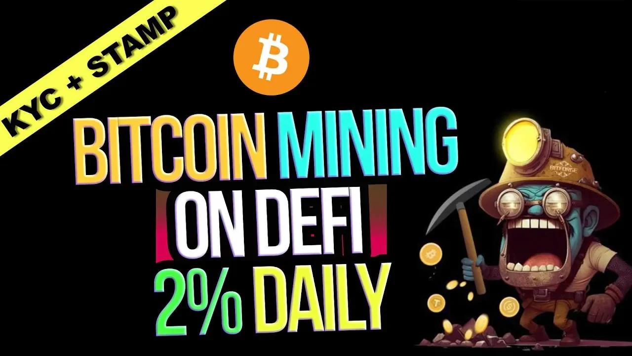 Bitforge Finance Bitcoin Mining Revenue for DeFi