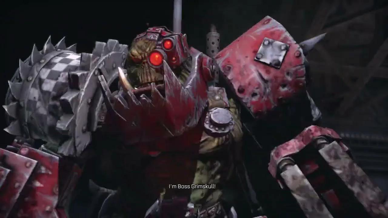 Warhammer 40K Space Marine | Boss Grimskull - Defeat The WarBoss