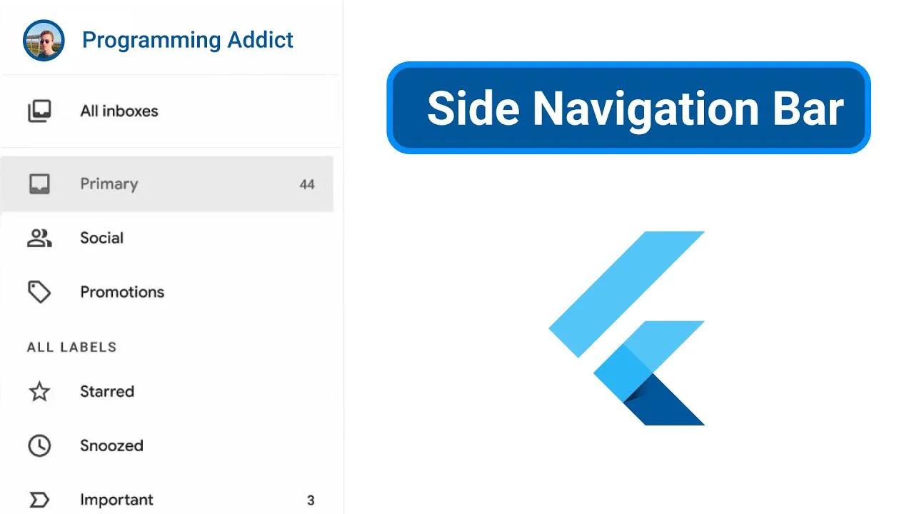 Side Navigation Bar In Flutter Programming Addict