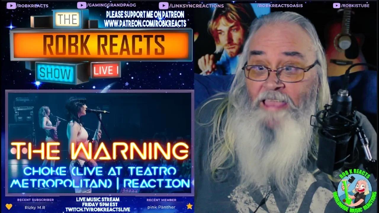 The Warning - CHOKE (Live at Teatro Metropolitan) | REACTION
