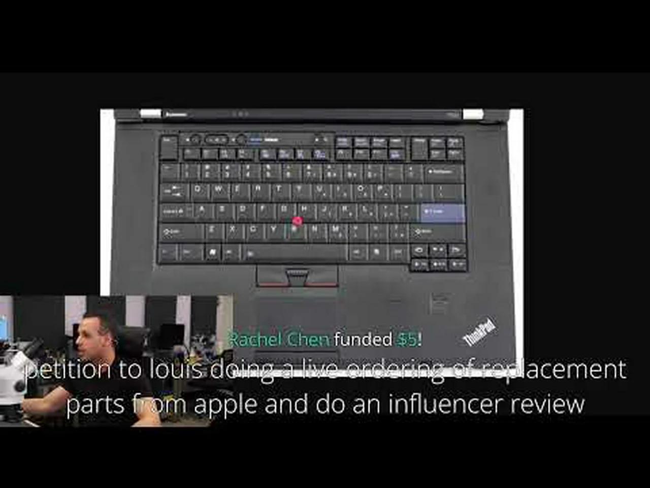 Macbook logic board repair livestream with Louis Rossmann