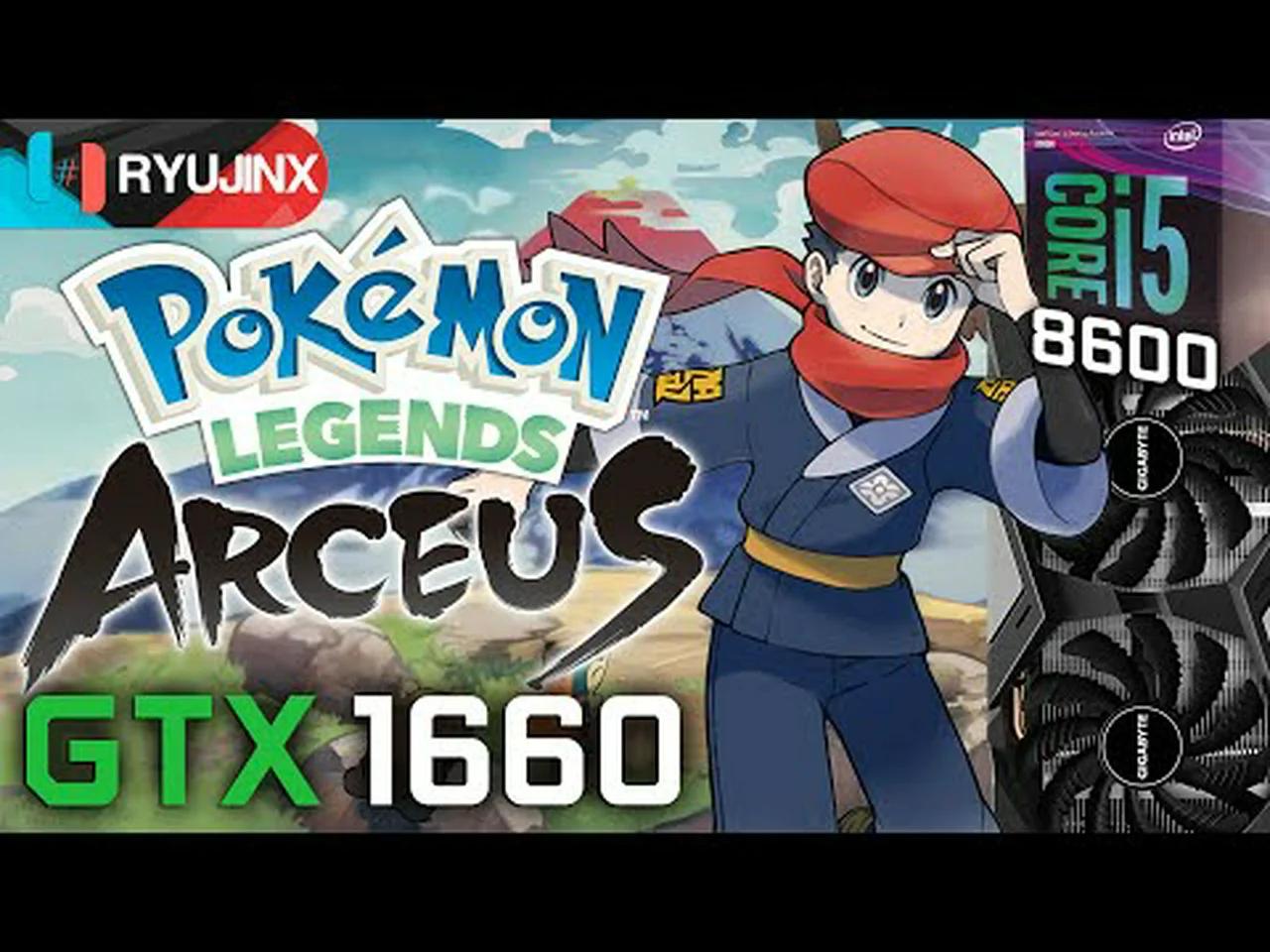 Pokémon Legends: Arceus | Ryujinx Emulador - GTX 1660 / i5 8600