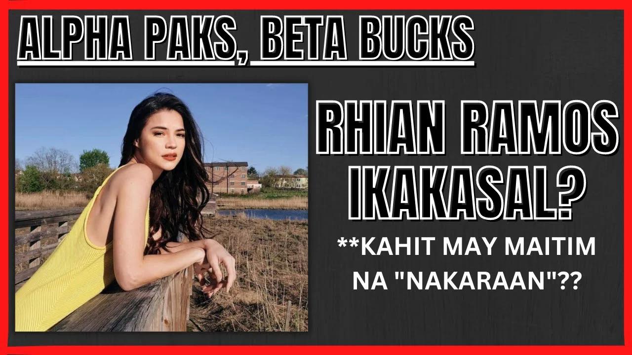 Rhian Ramos ikakasal kay Sam Verzosa | Women would date the alpha but settle down with the BETA?