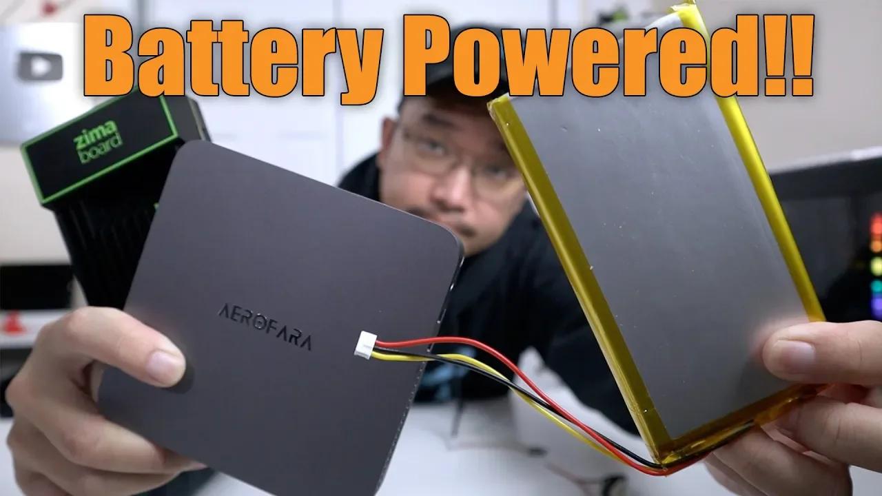 Powering a Mini PC with Lithium Battery using a DC-DC Step up converter