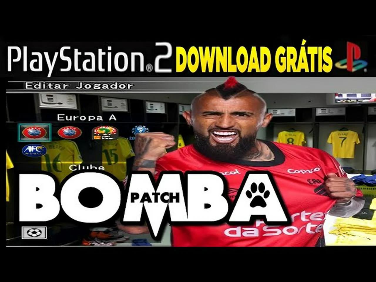 BOMBA PATCH 2023 PS2 ISO ATUALIZADO DOWNLOAD GRÁTIS