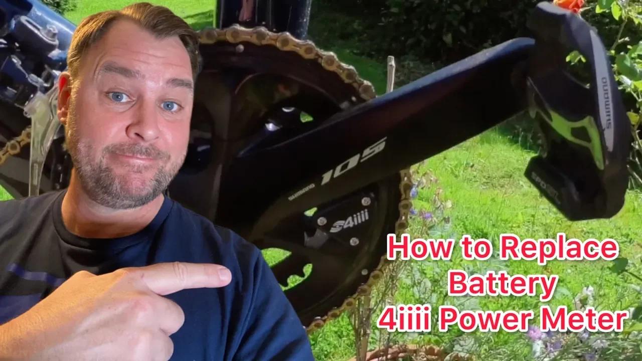 Precision 4iiii Dual Power Meter - Replacing battery on Drive Side of ...