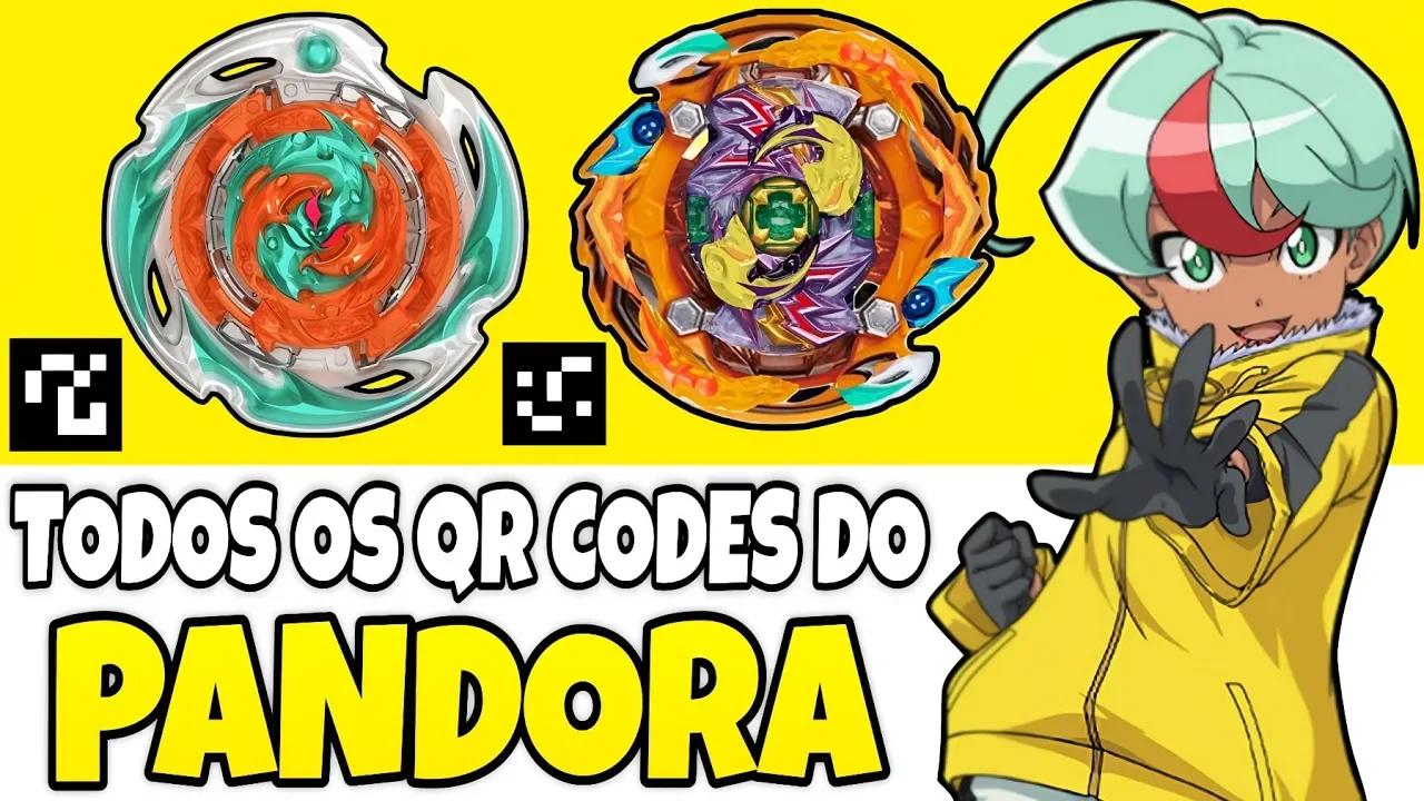 TODOS OS QR CODES DA PANDORA BEYBLADE BURST APP