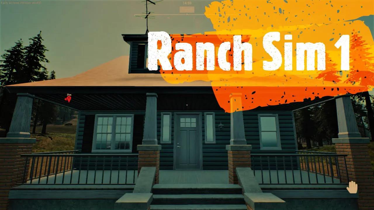 Ranch Simulator I built an ultra luxurious house Part 1