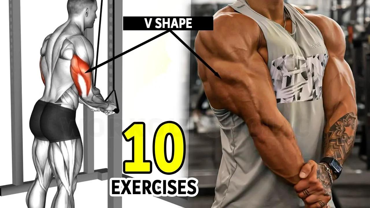 8 Fastest Effective Triceps Exercises ‖ Gym Workout Motivation
