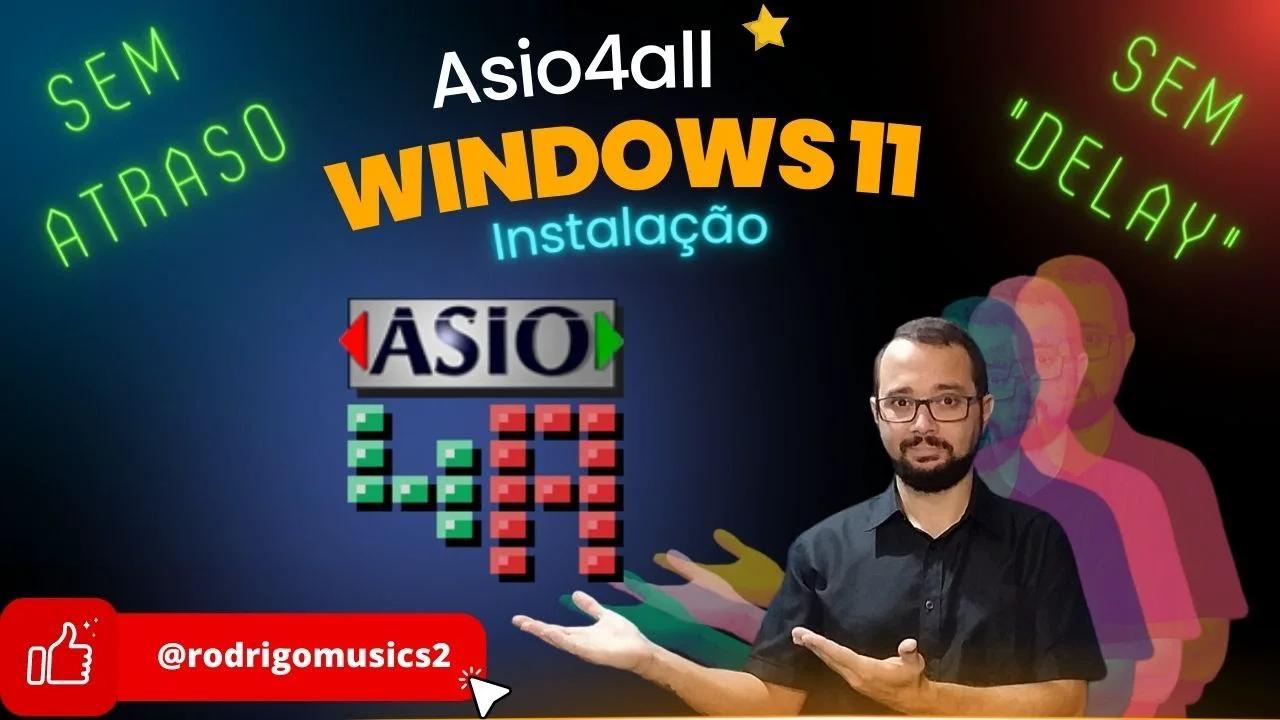 Asio4all No Windows 11-Baixando e Instalando.