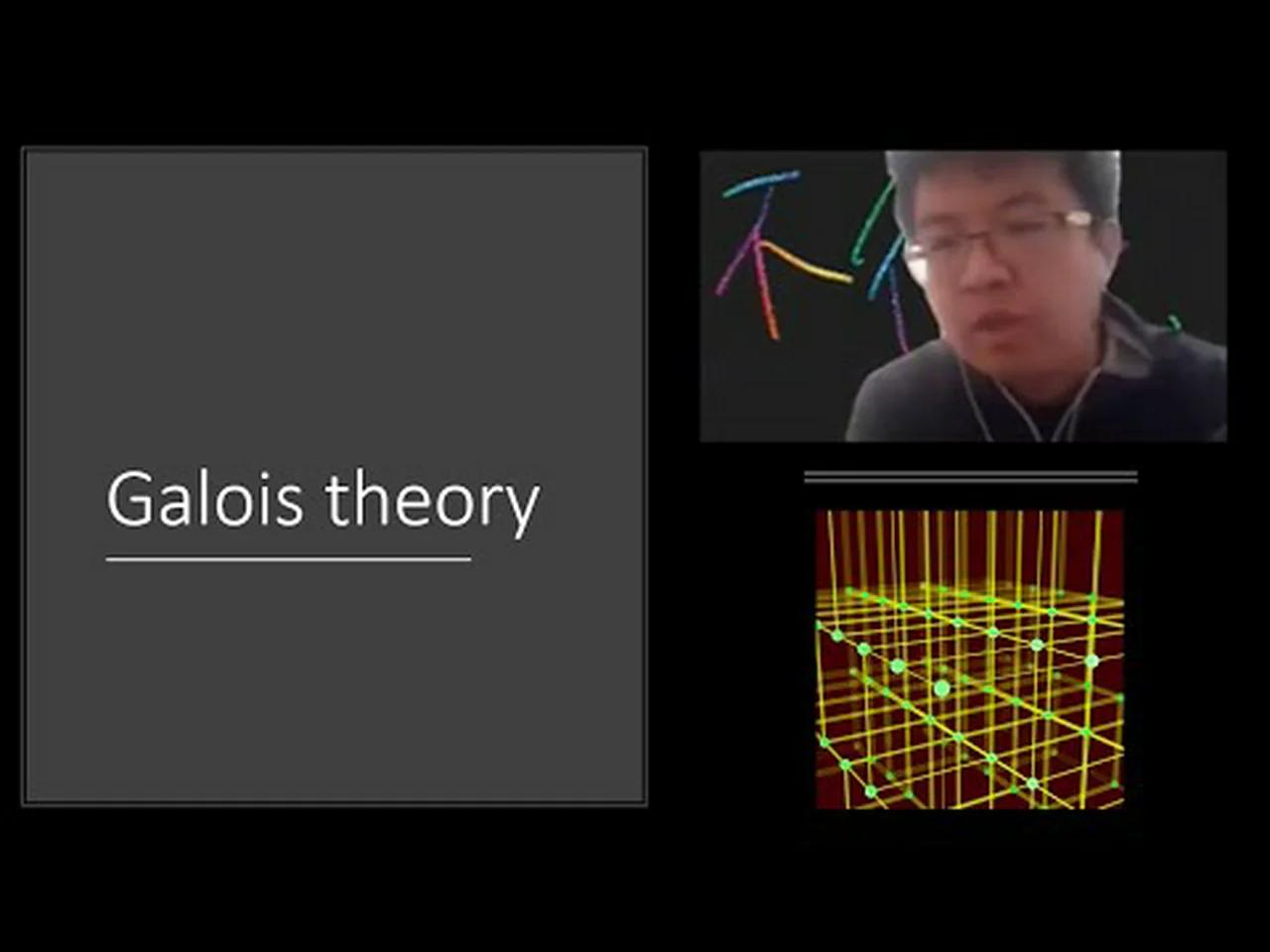 algebraic closure of finite field and Galois group