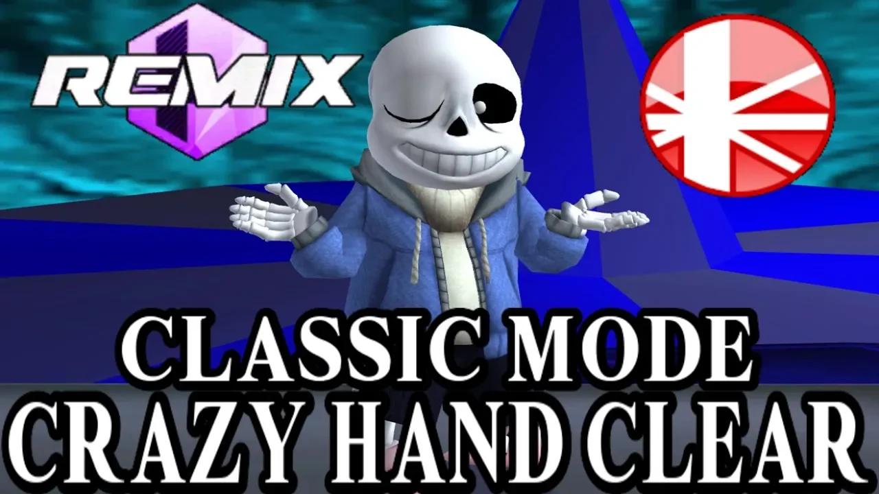 Project M Ex Remix 0.95b - Classic Mode on Intense with Sans (Crazy ...
