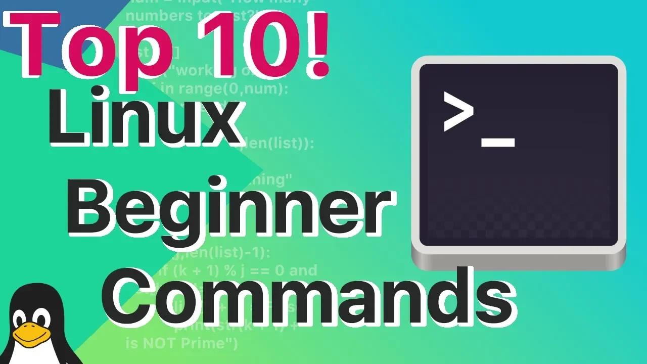 Top 10 - Linux Absolute Beginner Commands for Linux Terminal Users!