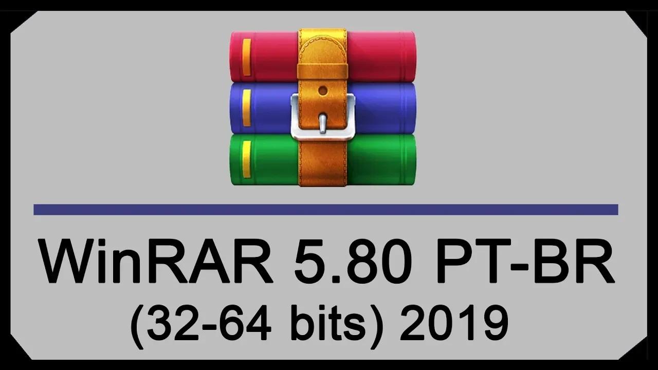 Como Baixar, Instalar e Ativar WinRAR 5.80 PT-BR (32/64 bits) 2019