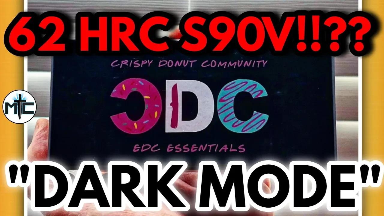 A "Dark Mode" Knife!? 62 HRC S90V IS RIDICULOUS!!!