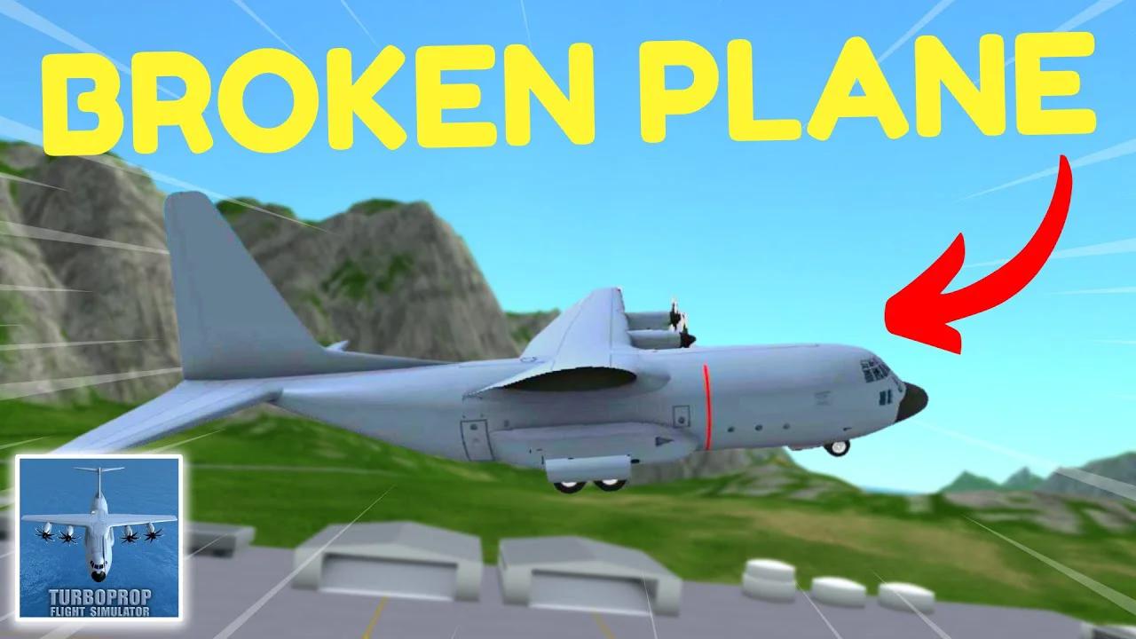 FLYING A BROKEN PLANE IN TFS?!?!! | Turboprop Flight Simulator