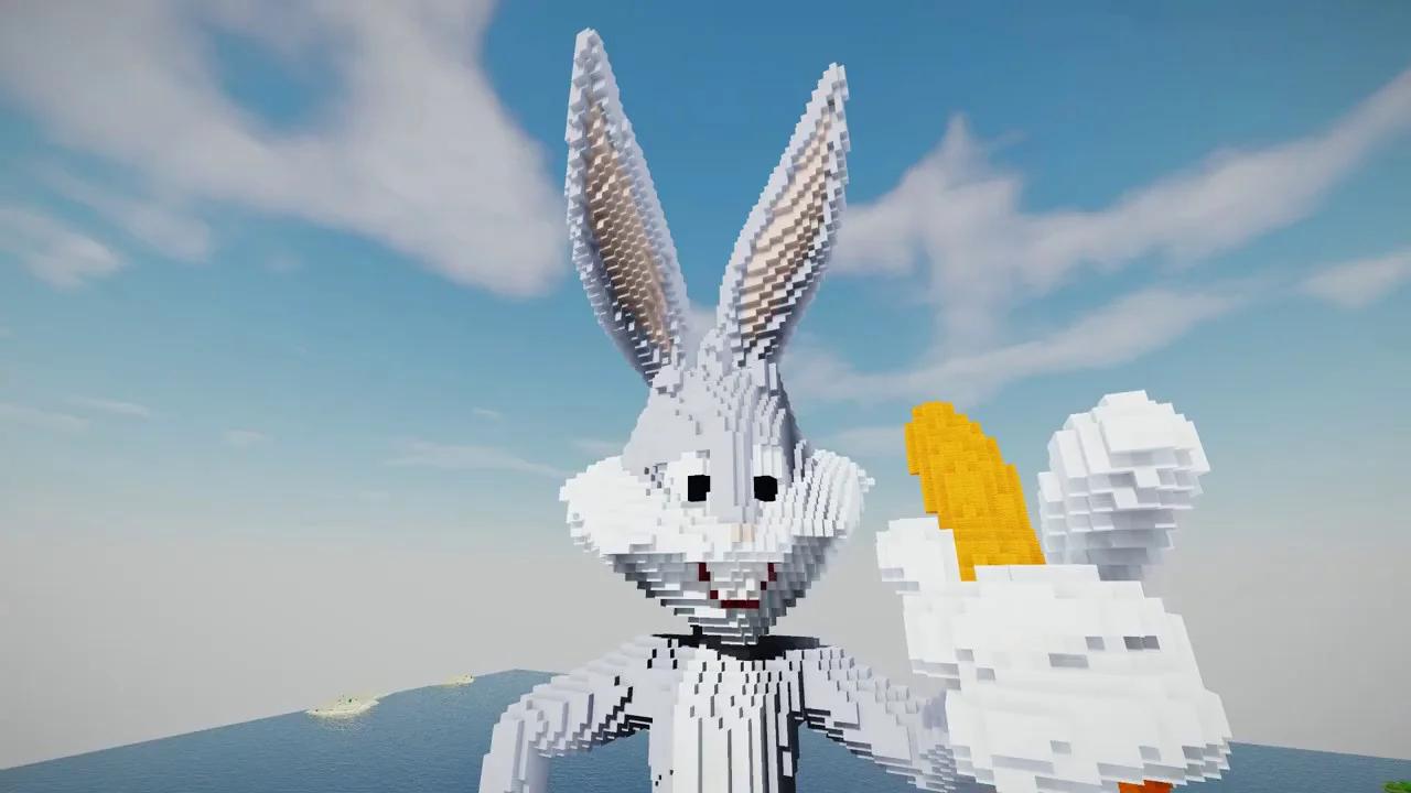 Minecraft Bugs Bunny Build Schematic