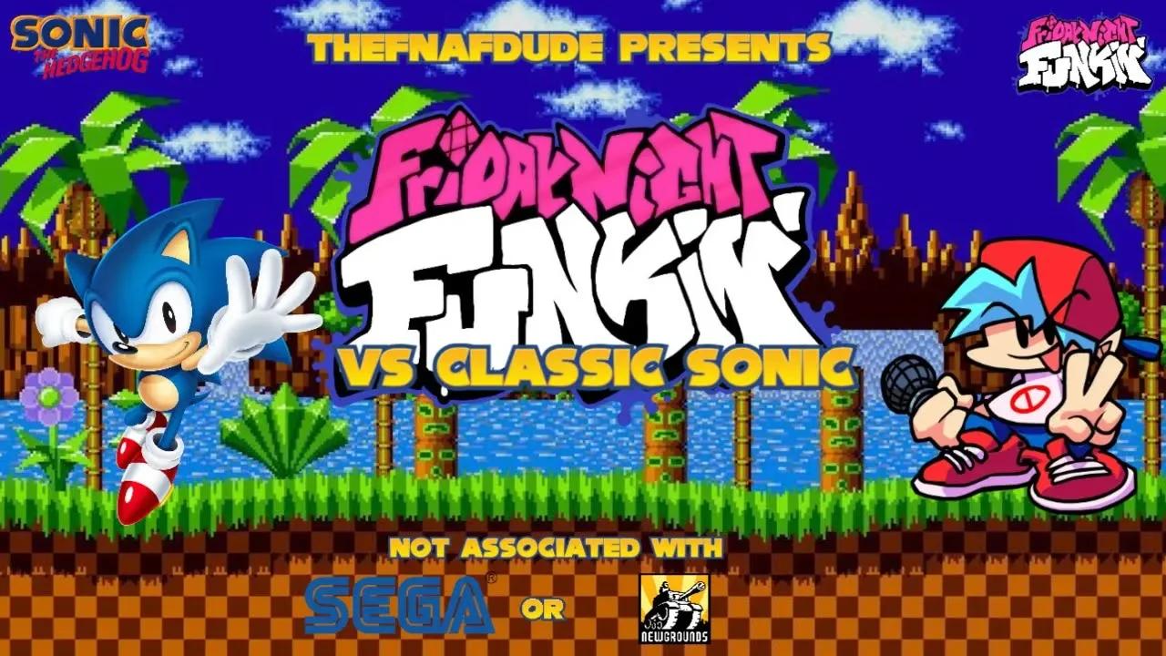 Friday Night Funkin' Classic Sonic - (FNF Mod)