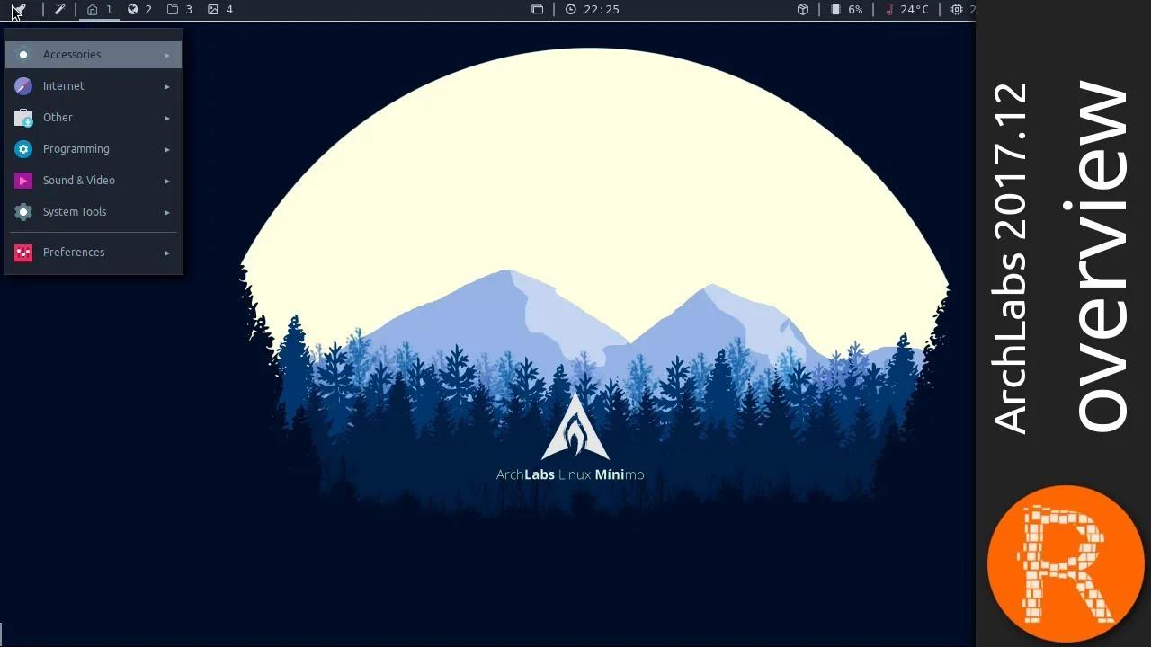 ArchLabs 2017.12 overview | Inspired by BunsenLabs, powered by Arch Linux