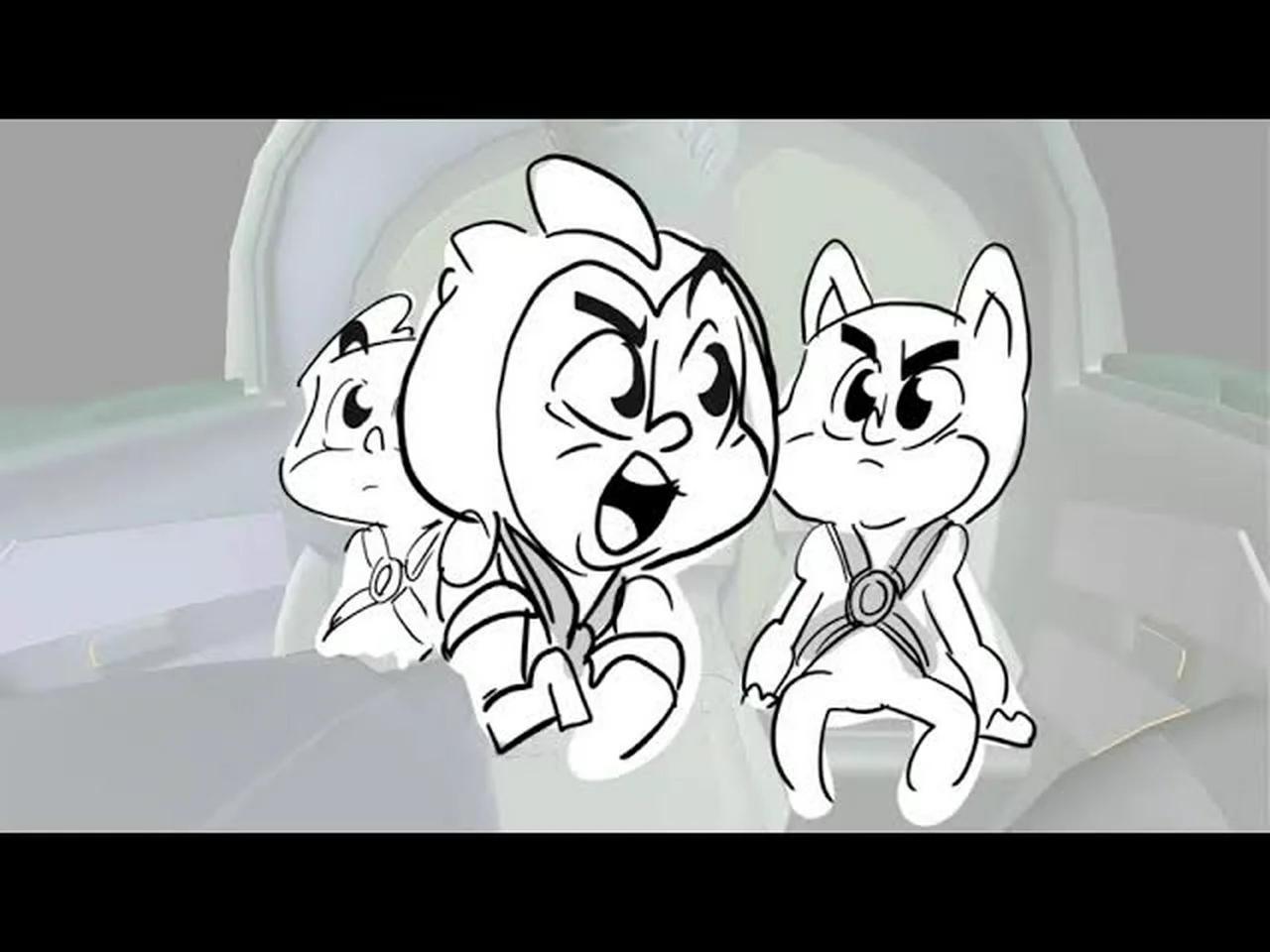 PJ Masks - Magnet in the Moat Storyboard