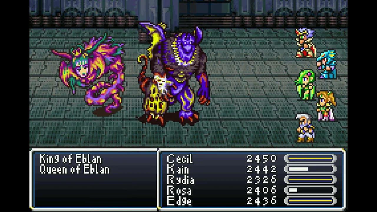 Final Fantasy IV Advance - Tower of Babil - King & Queen of Eblan