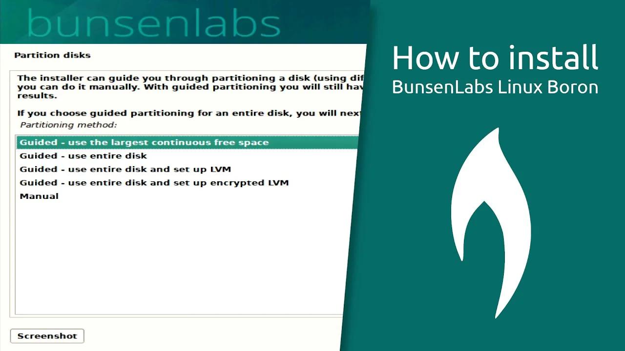 How to install BunsenLabs Linux Boron